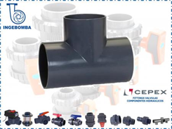 CEPEX, TEE 90° DE PVC (01784) – Ingebomba